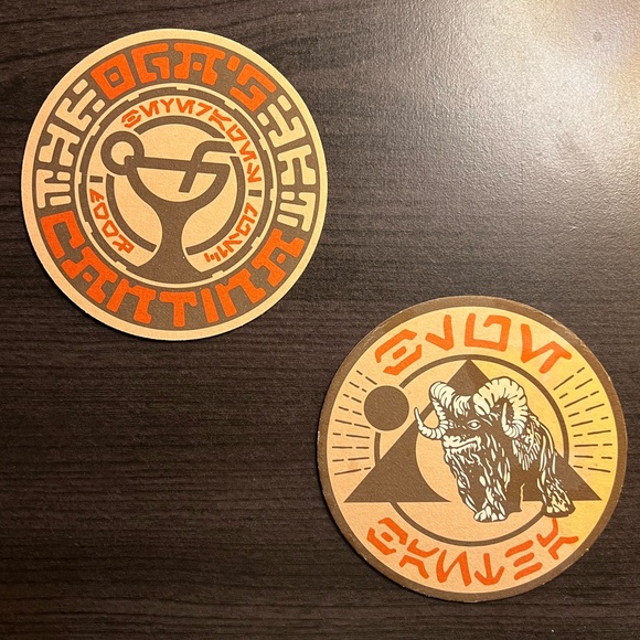 Disney | Other | Disney Ogas Cantina Coaster Galaxy Edge Blue Bantha ...